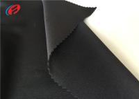 China Polyester Spandex Weft Knitted Fabric Plain Dyeing Scuba Knitted Air Layer Fabric for sale