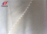 China White Polyester Spandex Lycra Fabric 85% Polyester 15% Spandex 160cm Width 250gsm for Sportswear for sale