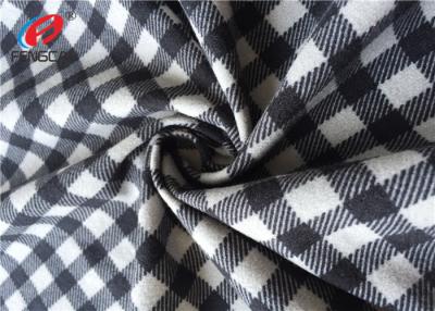 China Warp Knitted Imitation Cotton Fabric 220G 150cm Width Polyester Tricot for Garment Manufacturing for sale