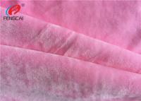 China Stretch Plain Dyed Spandex Velvet Fabric 95% Polyester 5% Spandex 200GSM 150cm Wide for Garment for sale