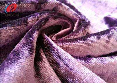 China Shiny Polyester Spandex Velvet Korea Velboa Fabric 58-60