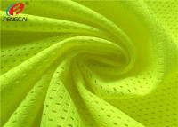 China 100% Polyester Fluorescent Mesh Fabric 150cm Width 85-120gsm for Safety Vest for sale