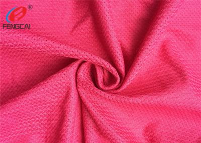 China 160CM Wide 130GSM Polyester Knitted Mesh Fabric for Athletic Sportswear - 32G Density Custom Colors for sale