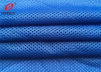 China 100% Polyester Textile Brushed Sports Mesh Fabric , Mesh Lining Fabric For Garment for sale
