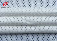 China White Dry - Quick Polyester Sprots Mesh Fabric Warp Knitted Lining Fabric for sale
