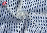 China White 100% Polyester Mesh Fabric 70GSM Breathable Sportswear Lining Fabric for sale