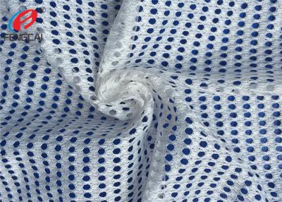 China White 100% Polyester Mesh Fabric 70GSM Breathable Sportswear Lining Fabric for sale