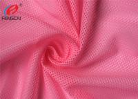 China 100% Polyester Sports Mesh Fabric 110gsm Tricot Knit Athletic Fabric for Garment for sale