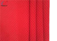 China Red 100% Polyester Mesh Fabric 125 GSM 155cm Width for Office & Sports Chairs for sale