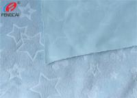 China Custom Embossed Polyester Minky Plush Fabric Velour Upholstery Material for sale