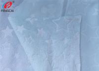 China Custom Embossed Polyester Minky Plush Fabric Velour Upholstery Material for sale