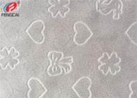 China Polyester Embossed Minky Plush Fabric 180GSM 57/58 Width Cute Cartoon Velboa for Blanket for sale