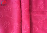China 2mm Pile High Embossed Minky Plush Fabric 150-170cm Soft Velboa for Baby Blanket for sale