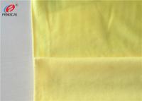 China Yellow Plain Dyed Super Soft Knitted Minky Plush Fabric 200GSM 58-60 Inch for Blanket for sale
