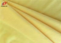 China Yellow Plain Dyed Super Soft Knitted Minky Plush Fabric 200GSM 58-60 Inch for Blanket for sale