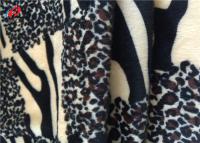 China Eco-friendly Printed Brushed Knit Polyester Velvet Fabric - 145cm Width, 200GSM Weight for Garment Manufacturing for sale