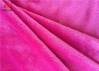 China 2MM Short Pile Brushed Blanket Minky Plush Fabric For Home Textile for sale