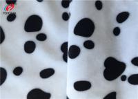 China 100% Polyester Minky Plush Fabric , 75D Yarn Count Printed Fabric For Home Textile for sale