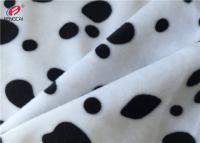 China 100% Polyester Minky Plush Fabric , 75D Yarn Count Printed Fabric For Home Textile for sale