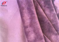 China Stretch Plain Dyed Micro Spandex Velvet Fabric 160cm Width 180gsm Weight for Apparel and Textiles for sale