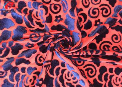 China Super Soft Embossed Korea Velvet Fabric 5% Spandex 220GSM 155cm for Dress for sale
