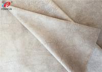 China Short Plush Sofa Velvet Material For Upholstery 100 % Polyester Printed Fabric for sale