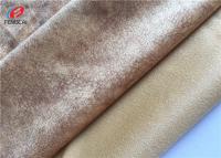 China 100% Polyester Micro Fleece Tricot Fabric 280GSM 180CM Custom Dyed Sofa Velvet Upholstery for sale