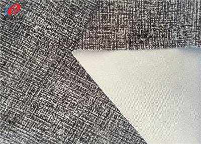 China Printed Polyester Composite Sofa Velvet Upholstery Fabric 140-150cm Width 280-300GSM Weight for sale