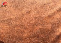 China Polyester Fleece Printed Brushed Velvet Material For Upholstery , 180cm Width for sale