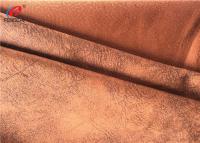 China Polyester Fleece Printed Brushed Velvet Material For Upholstery , 180cm Width for sale