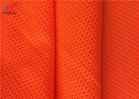 China Polyester Warp Knitting Vest Mesh Fluorescent Material Fabric For Uniform for sale