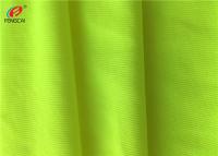 China Polyester Cotton Fluorescent Weft Knit Fabric 260gsm 150cm for Traffic Police Uniform for sale