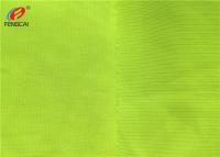 China High Visibility Fluorescent Polyester Fabric 125GSM 155CM Width for Safety Vests and Uniforms for sale