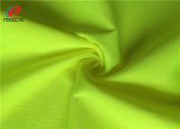 China High Visibility Fluorescent Polyester Fabric 125GSM 155CM Width for Safety Vests and Uniforms for sale