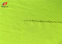 China Polyester Spandex Stretch Mesh Fabric Single Jersey Weft Knitted Fabric for sale