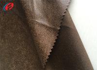 China 100% Polyester Warp Knitted Faux Suede Fabric - 110 GSM, 160 CM Width, Customizable Upholstery Material for sale