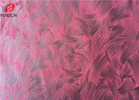 China Warp Knitting Embossed Bronzing Suede Sofa Fabric 100 % Eco Friendly Polyester for sale