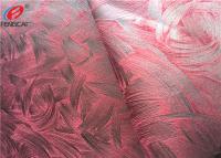 China Warp Knitting Embossed Bronzing Suede Sofa Fabric 100 % Eco Friendly Polyester for sale