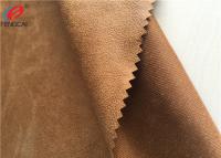 China Foil Bronzed Warp Knit Micro Suede Polyester Fabric - 180cm Width, 120gsm Weight for Shoes & Upholstery for sale
