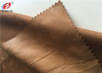 China Foil Bronzed Warp Knit Micro Suede Polyester Fabric - 180cm Width, 120gsm Weight for Shoes & Upholstery for sale