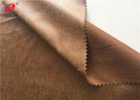 China 100% Polyester Bronzing Embossed Micro Suede Fabric 120 GSM 150CM Width for Upholstery and Furniture for sale