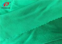 China Green Nylon Lycra Swimwear Fabric 82% Nylon 18% Spandex 200GSM Dull Surface for sale