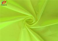 China Yellow Shiny Dazzle 100% Polyester Tricot Knit Fabric 150cm 175GSM for Basketball Uniform for sale