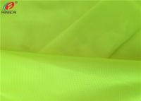 China Yellow Shiny Dazzle 100% Polyester Tricot Knit Fabric 150cm 175GSM for Basketball Uniform for sale