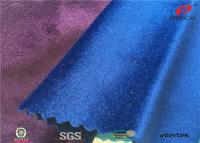 China Shiny 144F Polyester Velvet Upholstery Fabric 150cm Width Anti-Static for Sofa Home Textile for sale