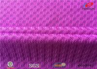 China Bird Eye Sports Mesh Fabric , Interlock Lining Breathable Athletic Mesh Fabric for sale