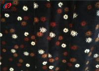 China Printed Flower Polyester Spandex Velvet Fabric 155cm 180-240 GSM for Baby Blanket for sale