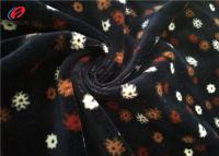 China Printed Flower Polyester Spandex Velvet Fabric 155cm 180-240 GSM for Baby Blanket for sale