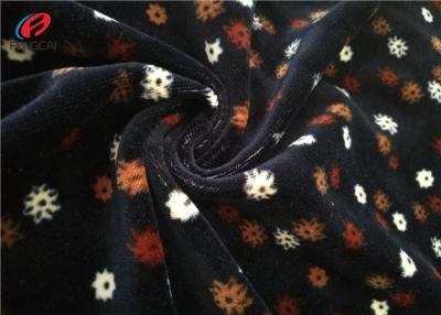 China Printed Flower Polyester Spandex Velvet Fabric 155cm 180-240 GSM for Baby Blanket for sale