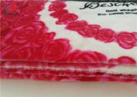China Printed Double Brushed Flannel Velour Fabric Polyester Velvet For Wedding Blanket for sale